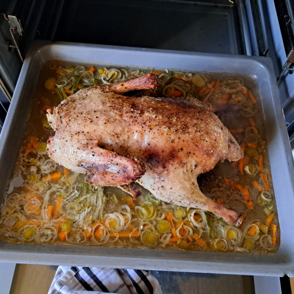 German Roast Duck and Gravy Recipe - Ester kocht