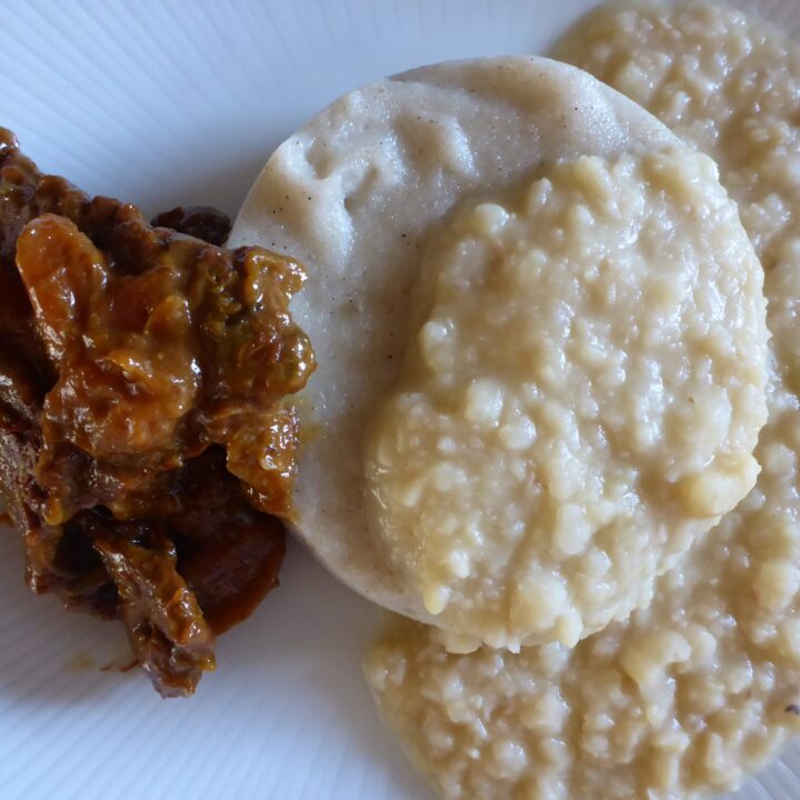 Oshingali (namibische Schwarzaugenbohnen Sauce) - Ester kocht