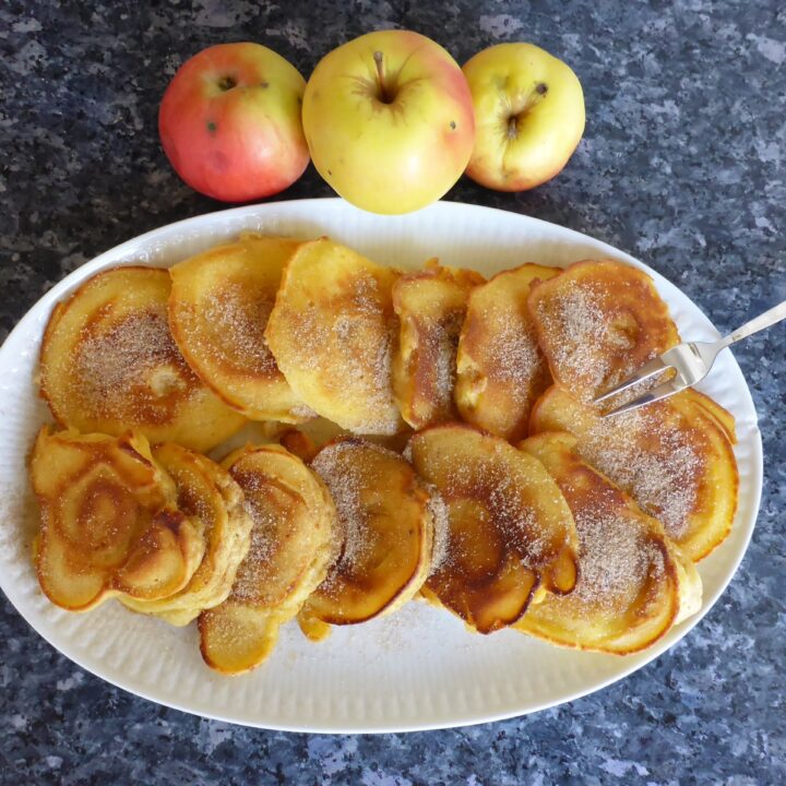 German Fried Apple Rings Batter Recipe - Ester kocht