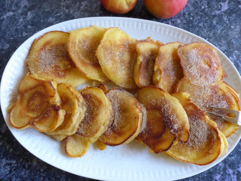 German Fried Apple Rings Batter Recipe - Ester kocht