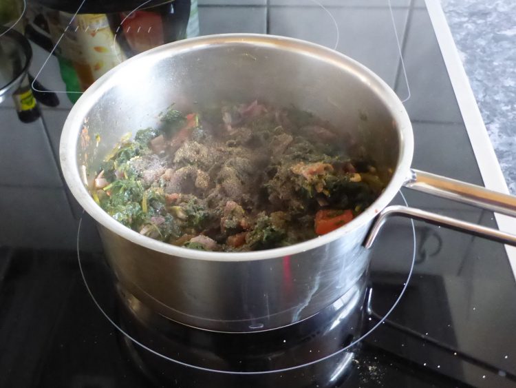 Namibian spinach stew (Ombidi) recipe - Ester kocht