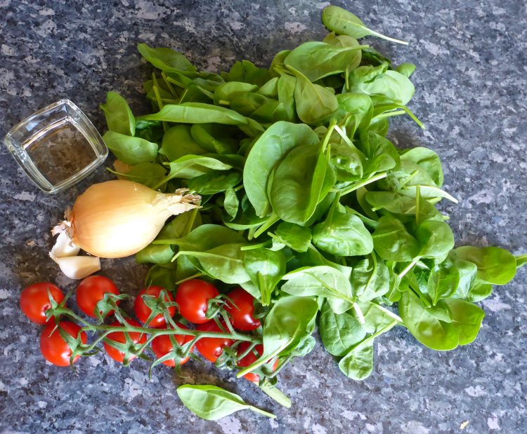 Namibisches Spinat Ragout (Ombidi) - Ester kocht