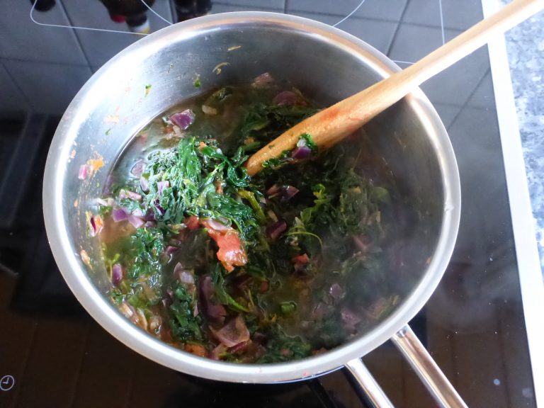 Namibian spinach stew (Ombidi) recipe - Ester kocht