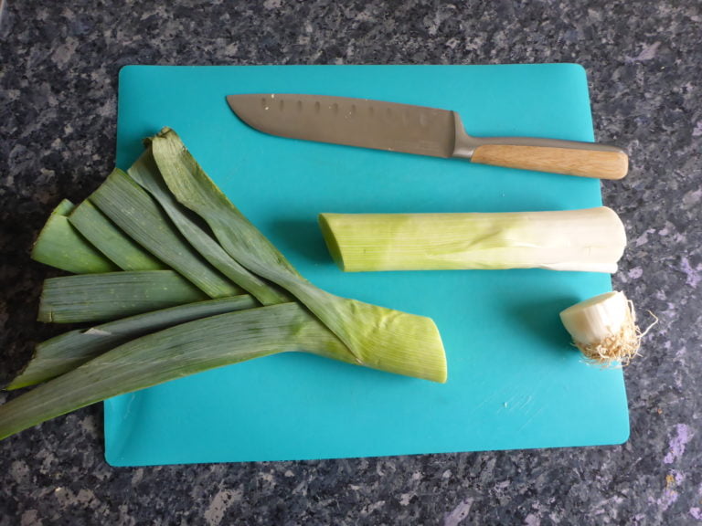 German Cheese And Leek Soup With Ground Pork - Ester kocht