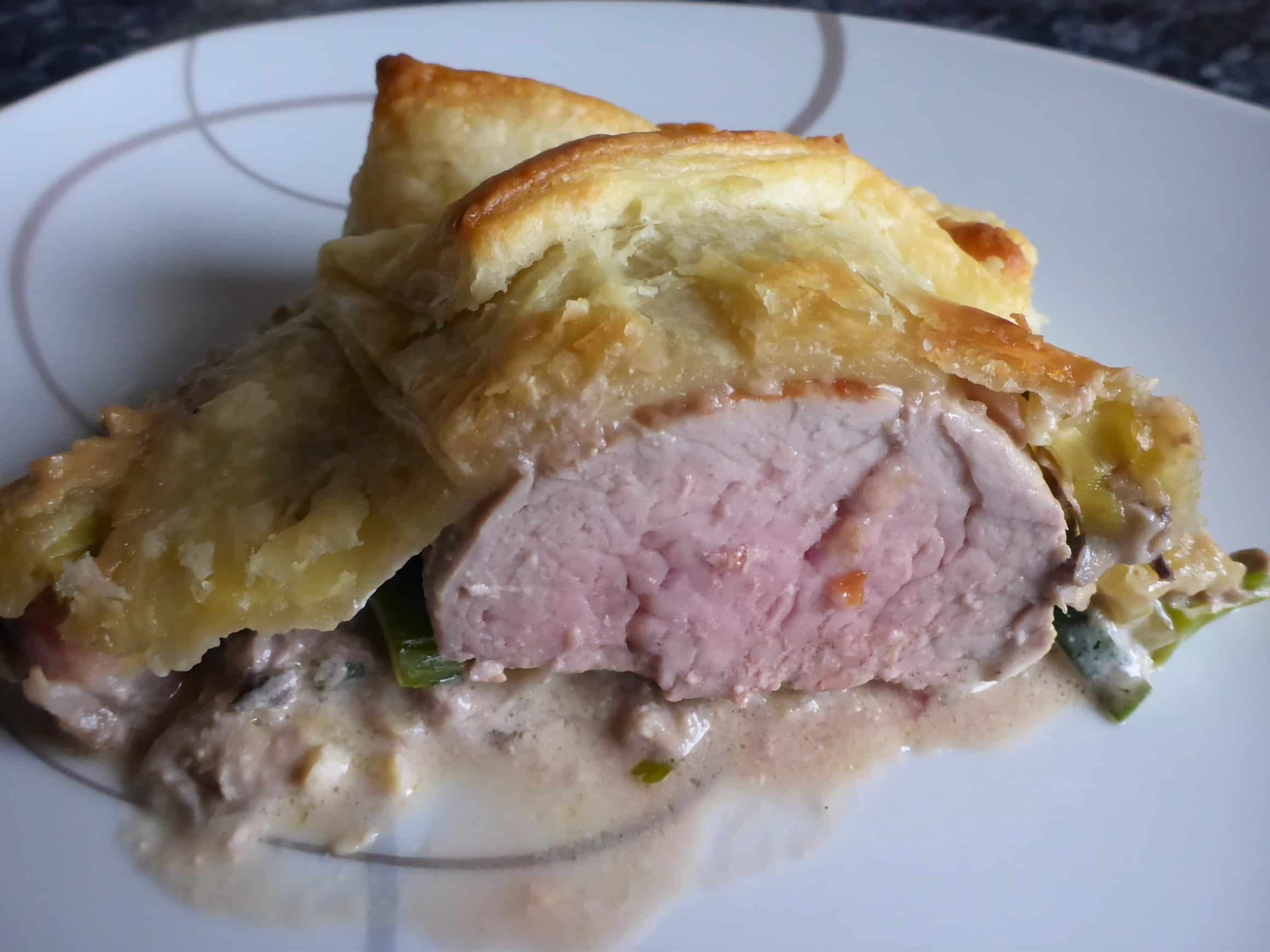 Puff Pastry Pork Tenderloin - Ester kocht