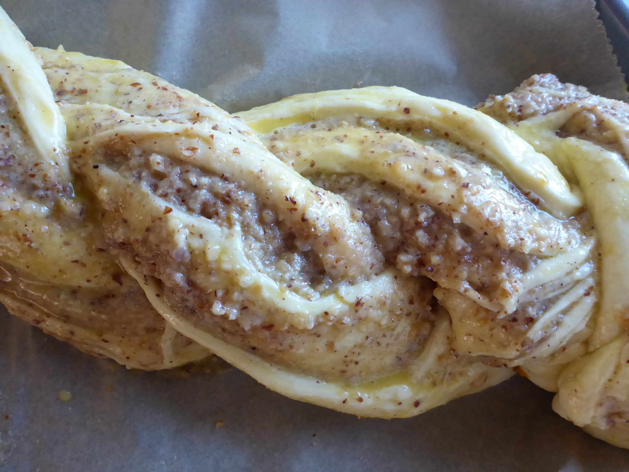 Homemade German Nut Braid with Marzipan (Nusszopf) - Ester kocht