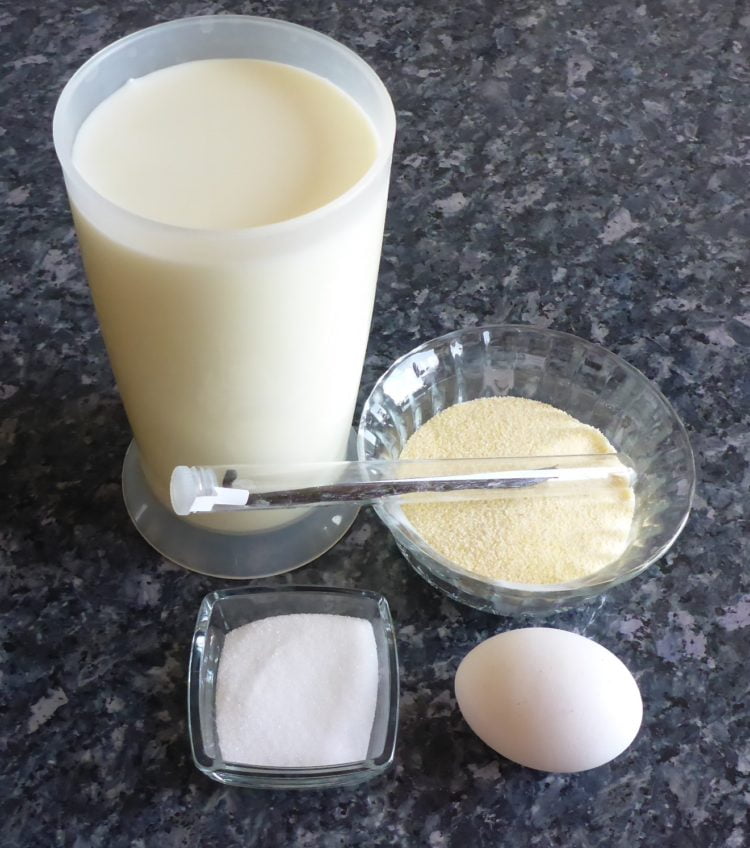 German Semolina Pudding Recipe (Grießbrei) - Ester kocht