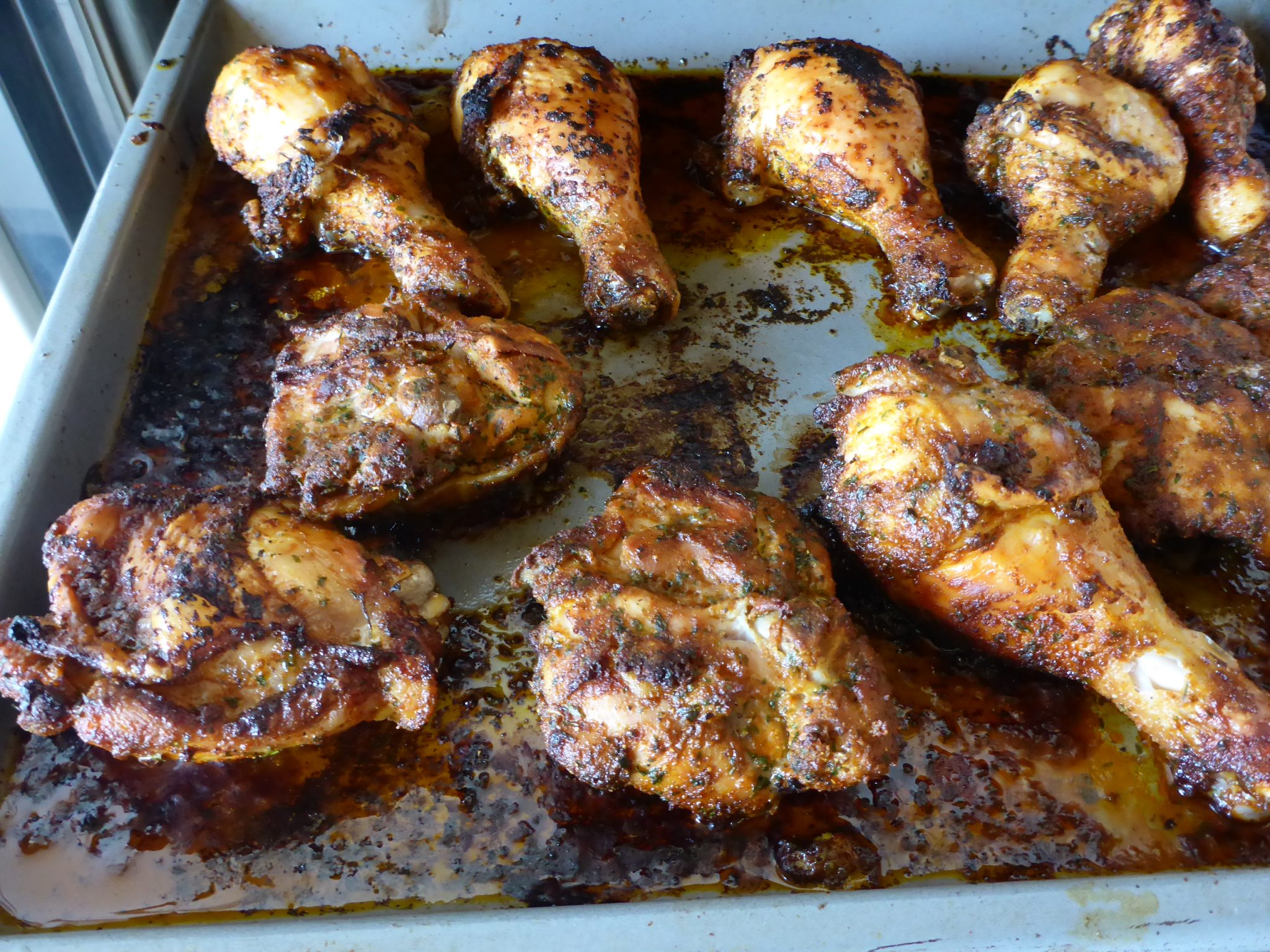 Oven Baked BBQ Chicken Legs - Ester kocht