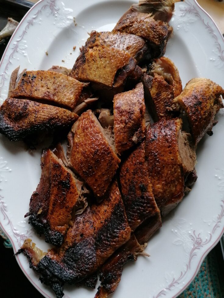 Roast goose breast with gravy recipe - Ester kocht