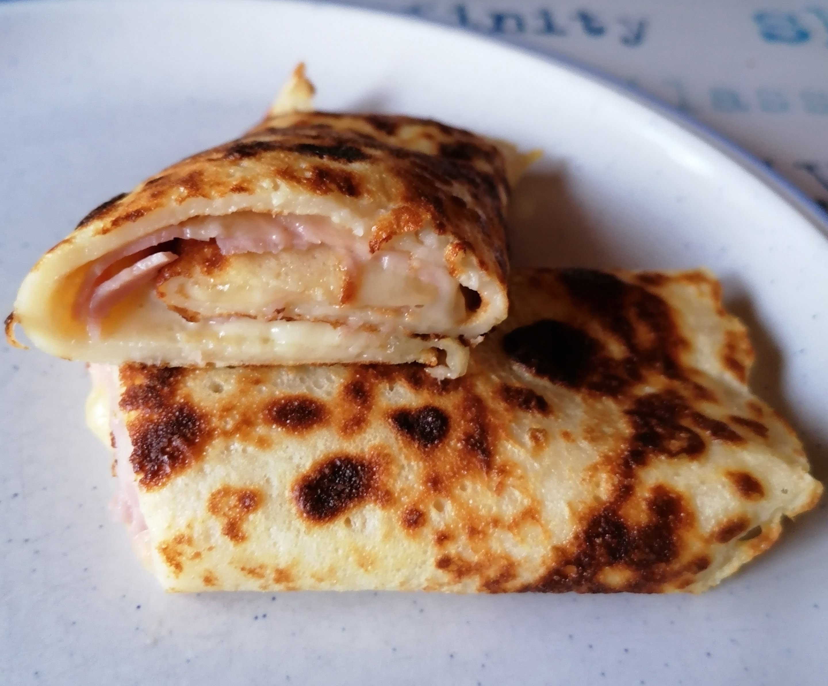Ham And Cheese Pancakes - Ester kocht