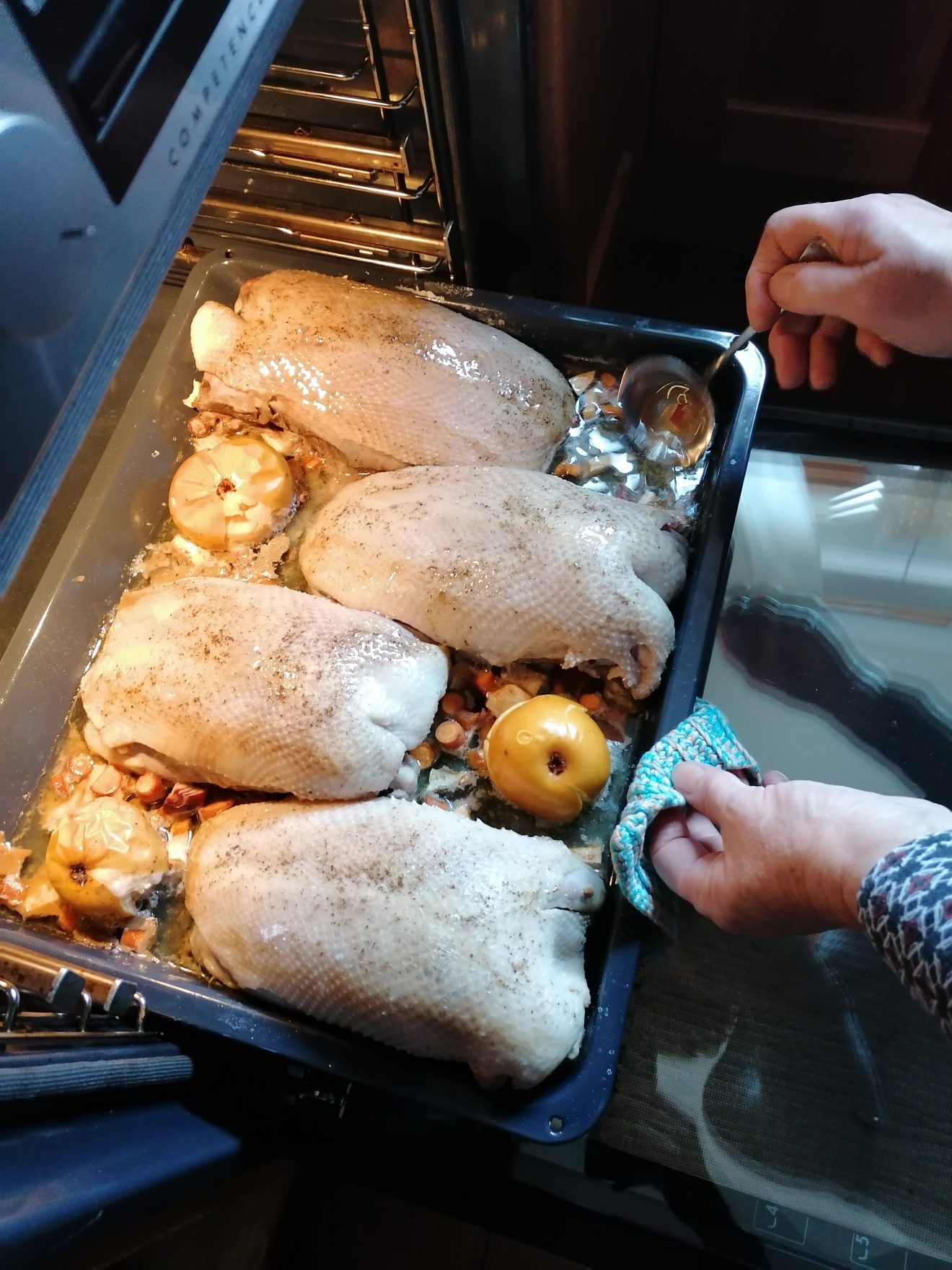 Roast goose breast with gravy recipe - Ester kocht