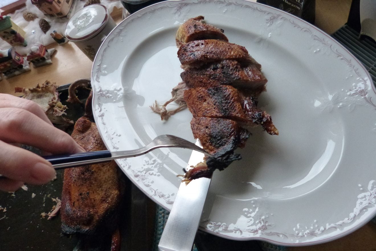 Roast goose breast with gravy recipe - Ester kocht