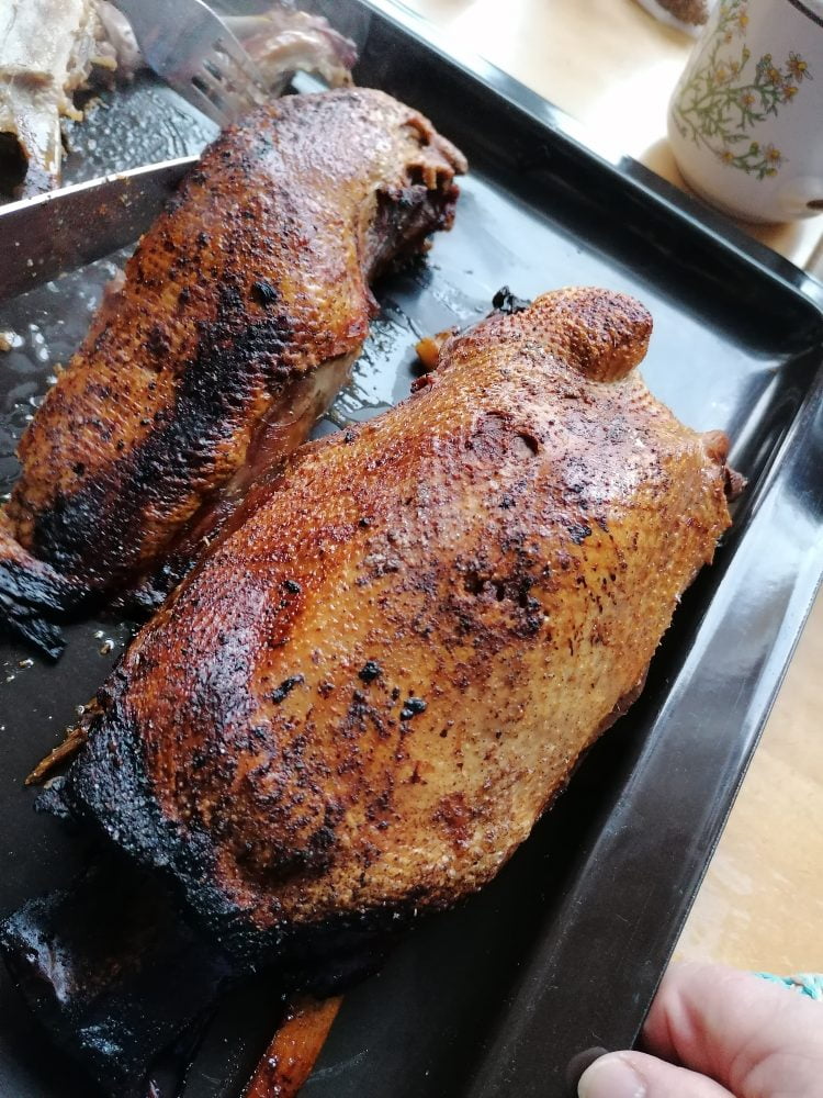 Roast goose breast with gravy recipe - Ester kocht