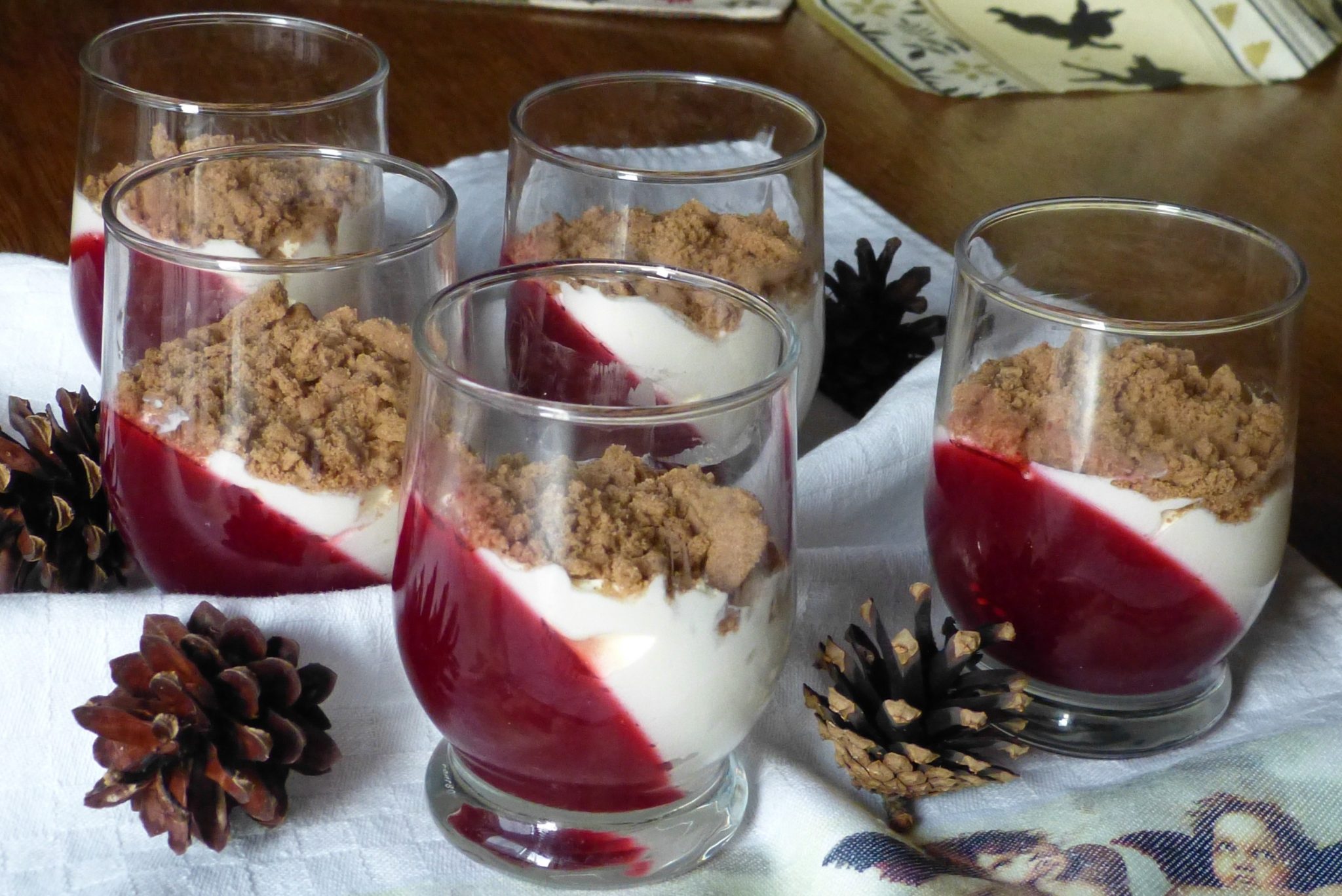 No Bake Raspberry Cheesecake Cups - Ester kocht