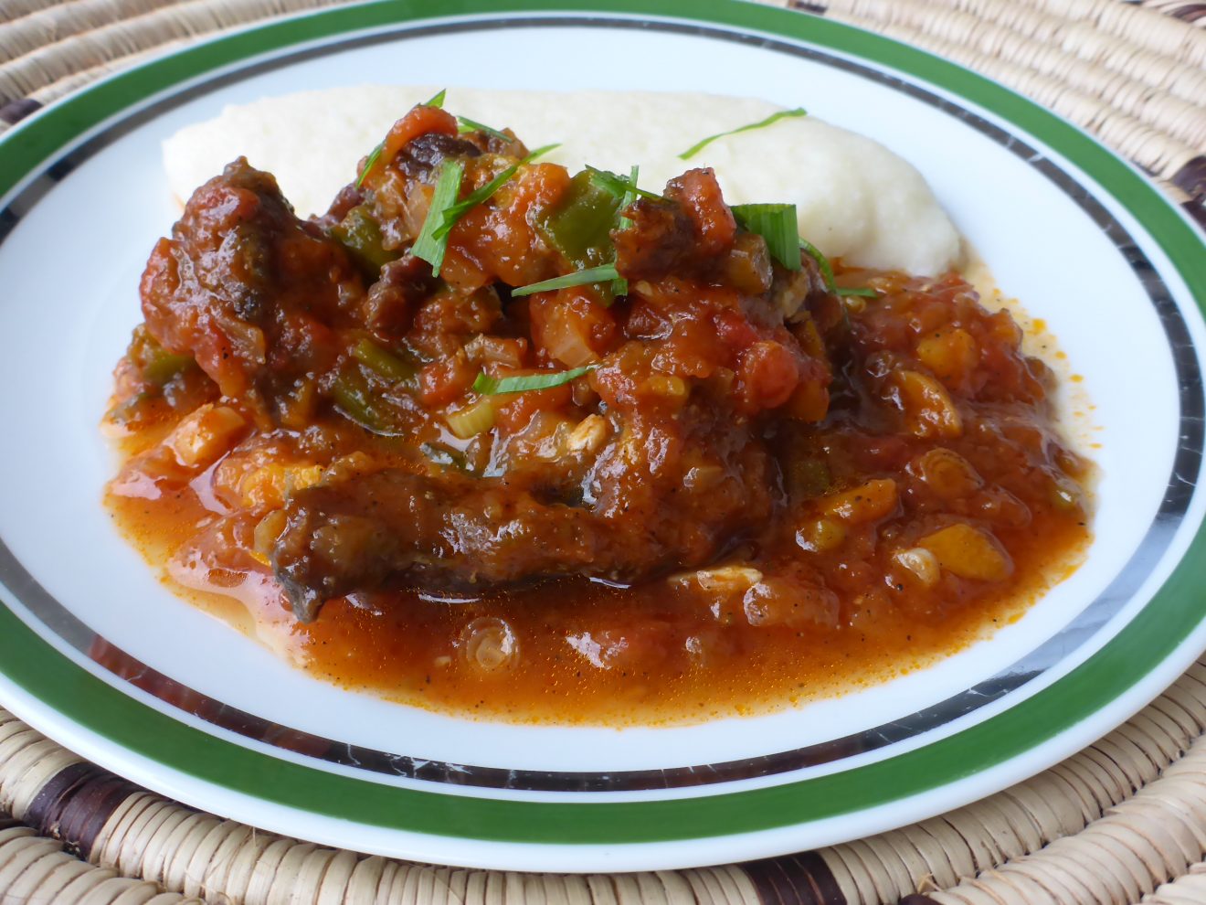 Namibisches getrocknetes Fleisch Ragout (Eedingu) - Ester kocht