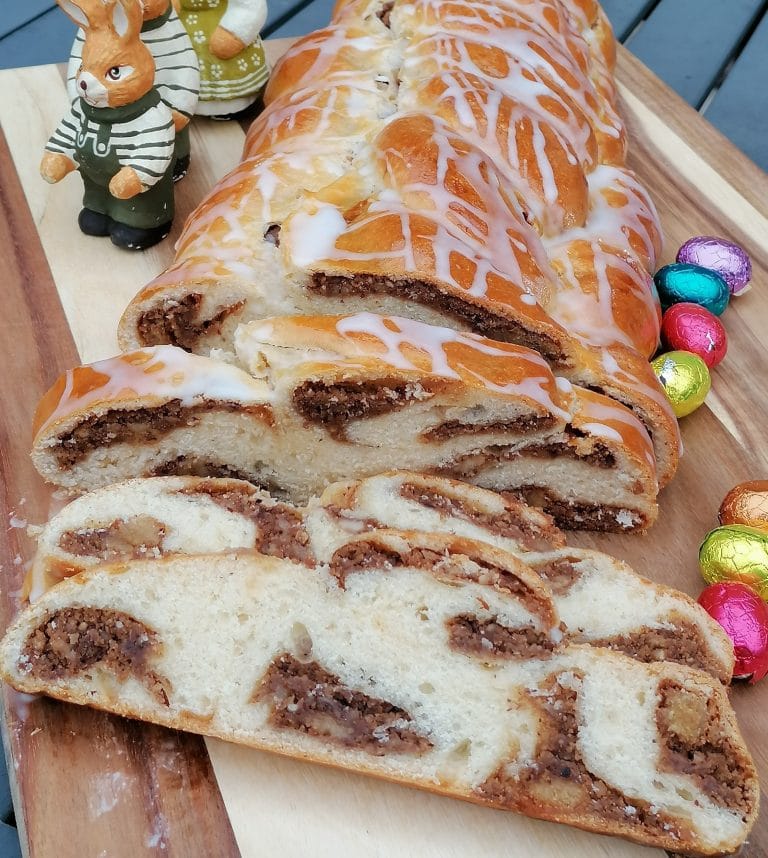 Quick German Braided Sweet Bread - Ester kocht