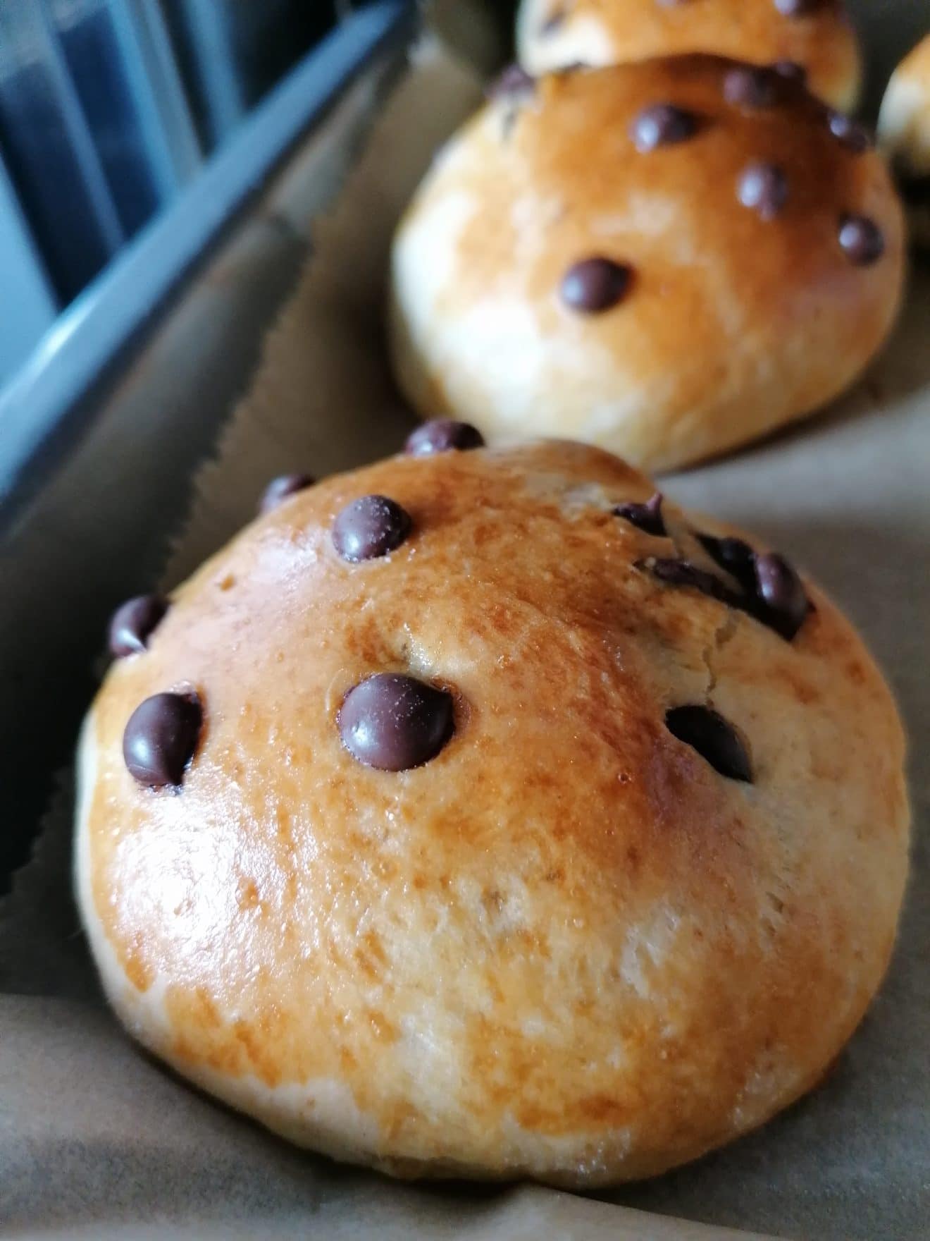 Chocolate Chip Buns WITHOUT Yeast - Ester kocht