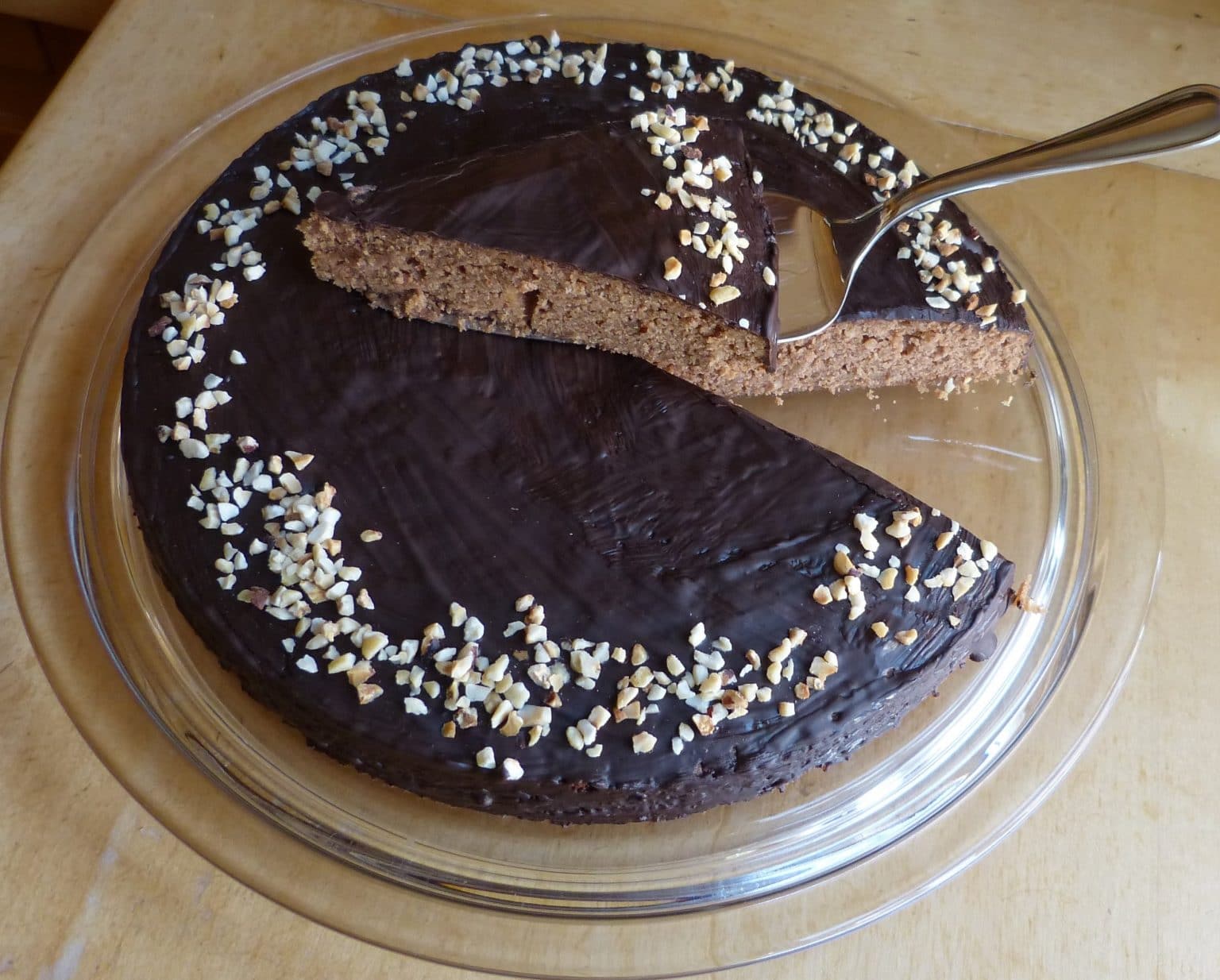German Chocolate Hazelnut Cake - Ester kocht