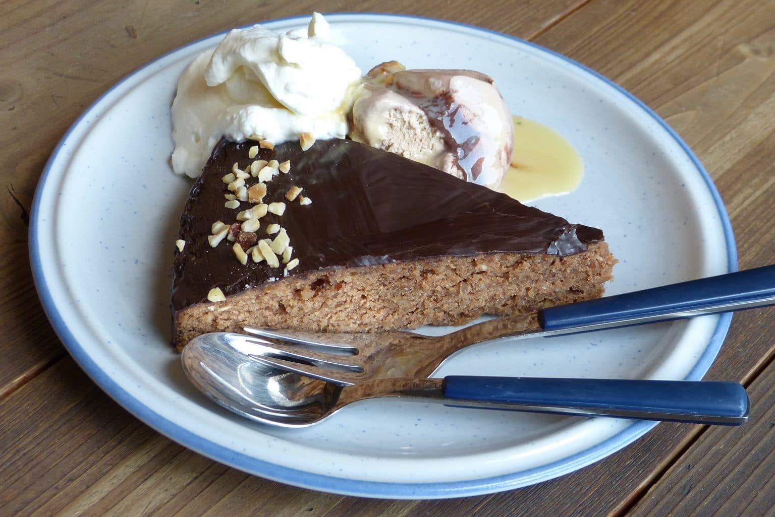 German Chocolate Hazelnut Cake - Ester kocht