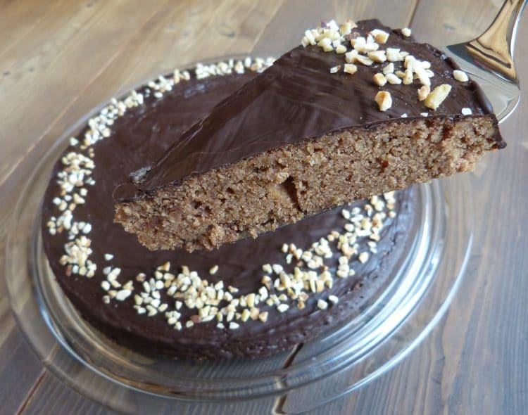 German Chocolate Hazelnut Cake - Ester kocht