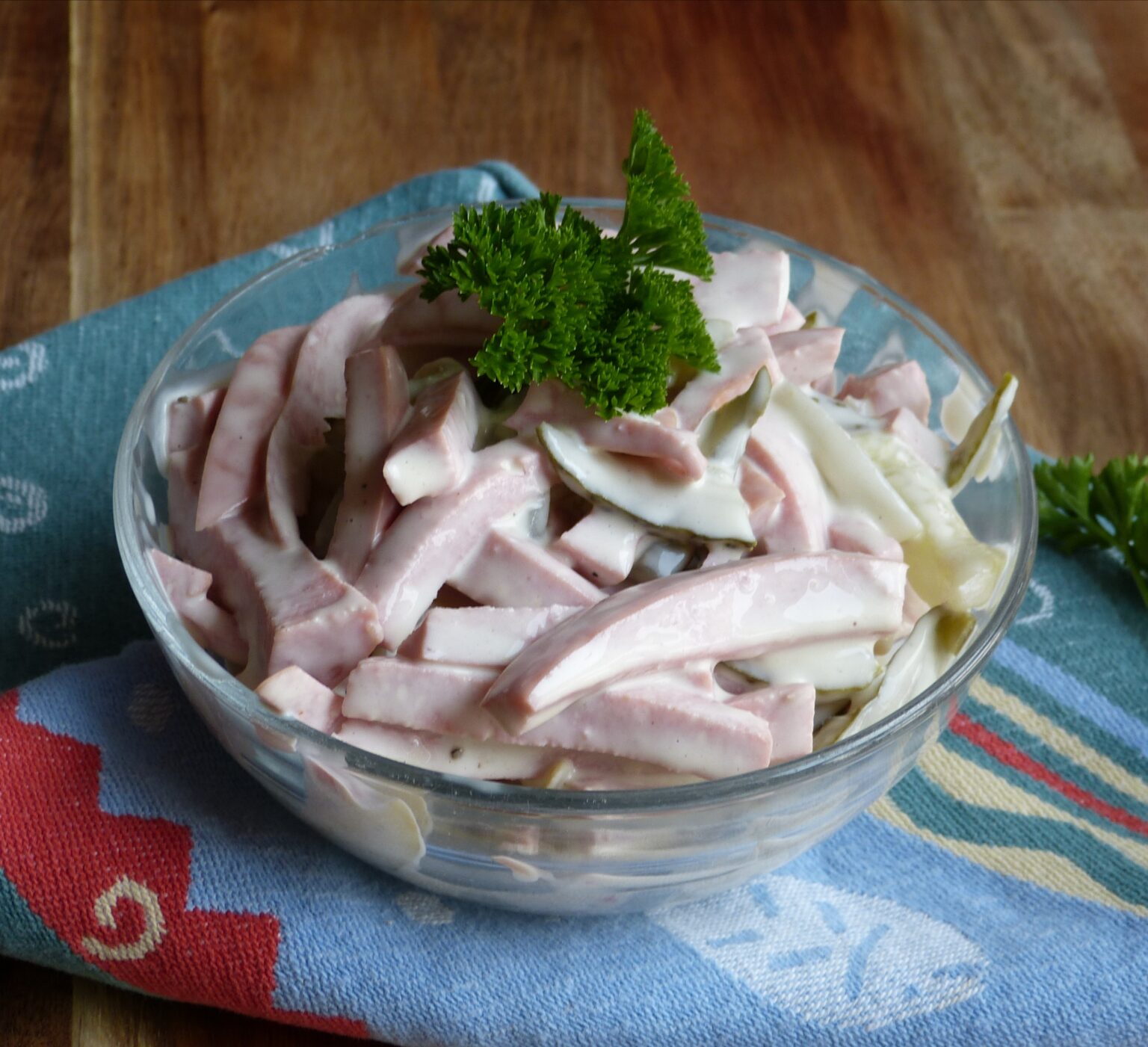 German Meat Salad (Fleischsalat) - Ester kocht