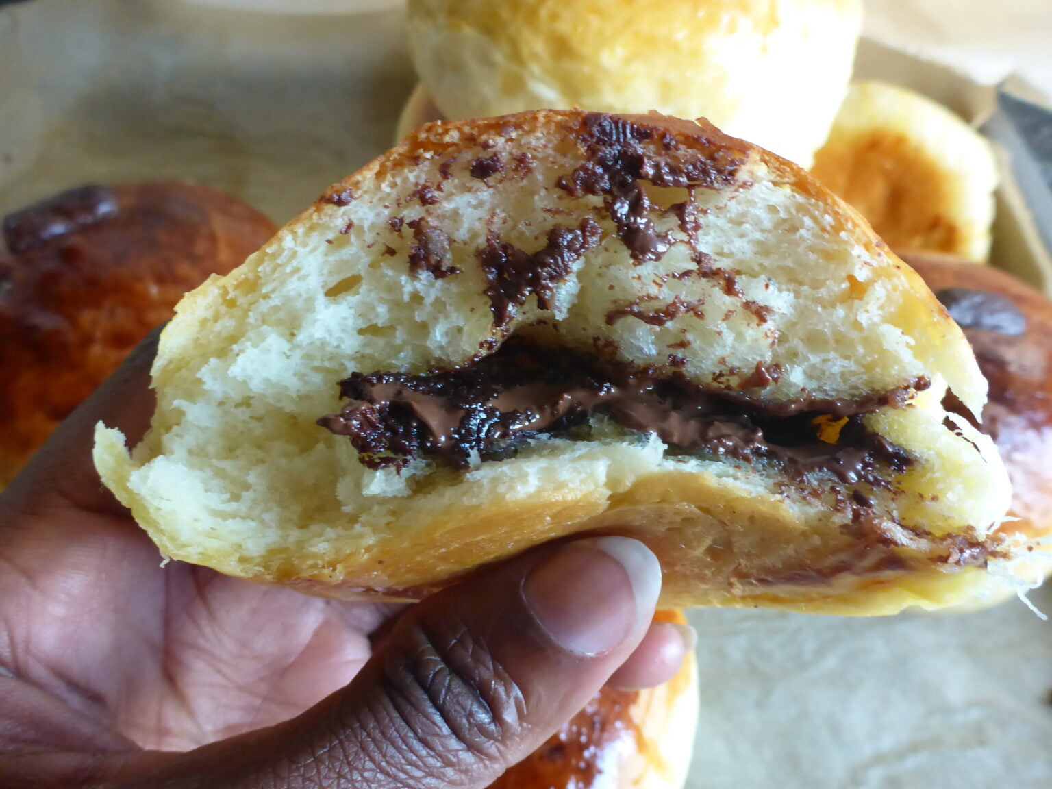 Gooey Chocolate Buns - Ester kocht