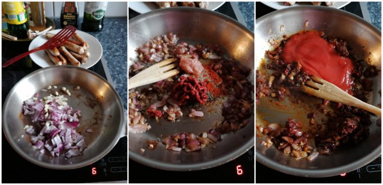 Easy Wors Stew - Ester kocht