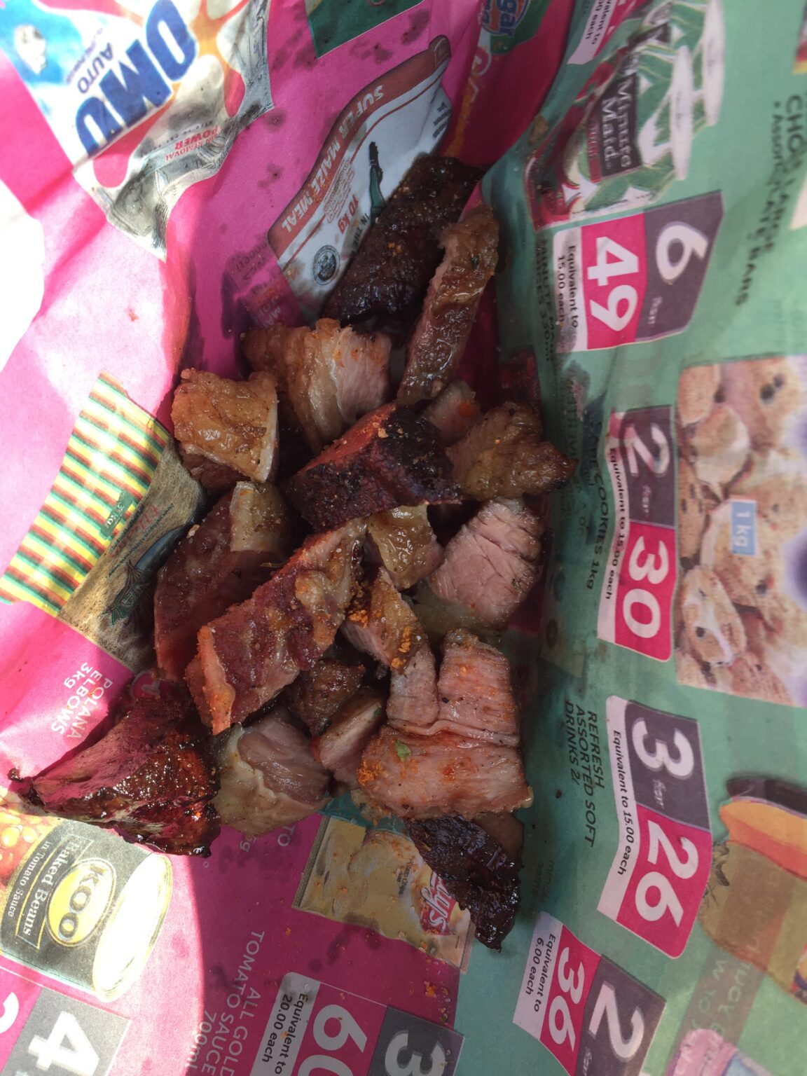 Kapana Recipe - Grilled Beef Strips- Authentic Namibian Street food ...