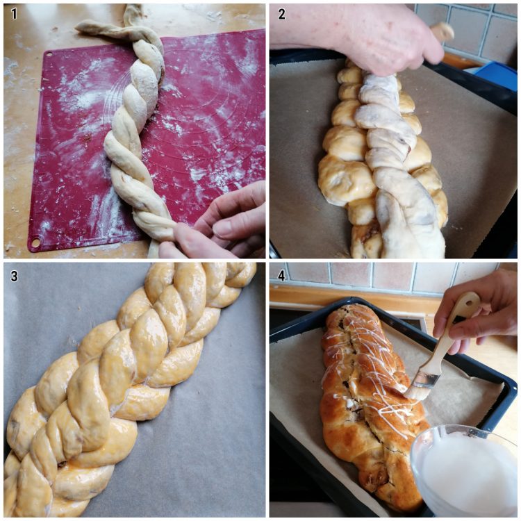 Quick German Braided Sweet Bread - Ester kocht