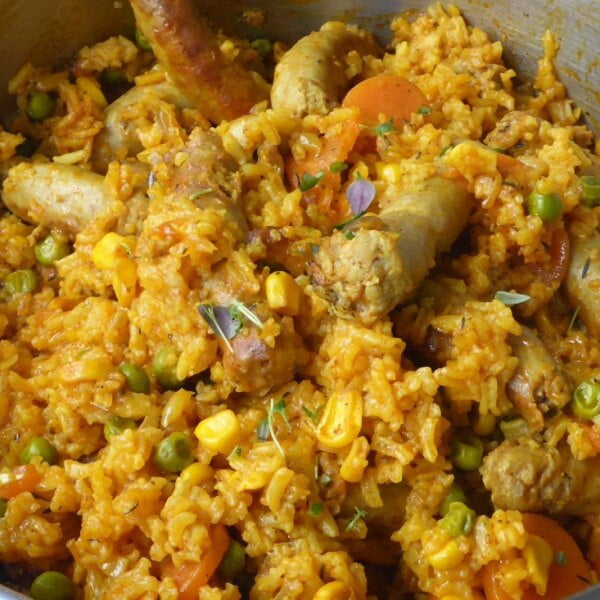 Wors Stew With Rice - Ester kocht