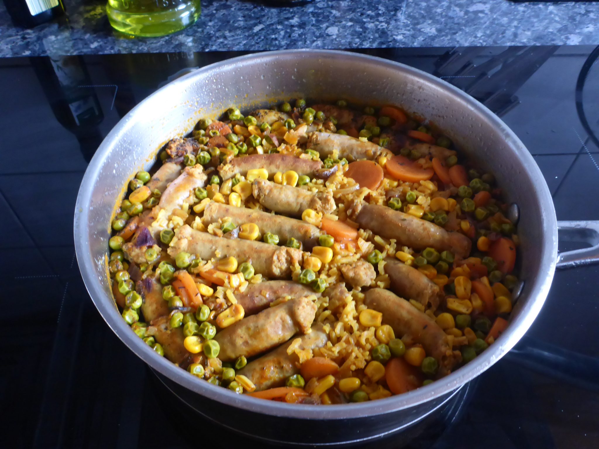 Wors Stew With Rice - Ester kocht