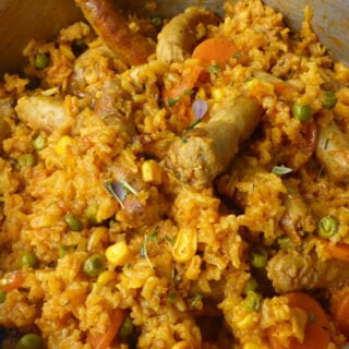 Wors Stew With Rice - Ester kocht