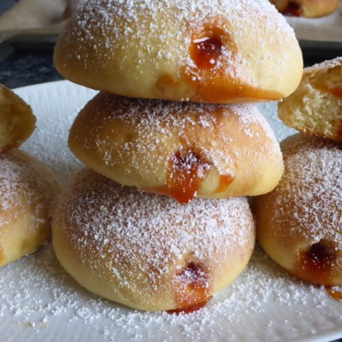 Baked Berliner Recipe (German Donuts) - Ester kocht