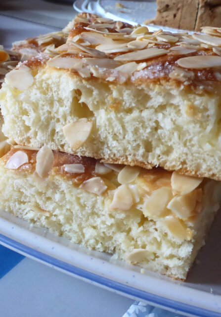 German Butter Cake With Almonds (Butterkuchen) - Ester kocht
