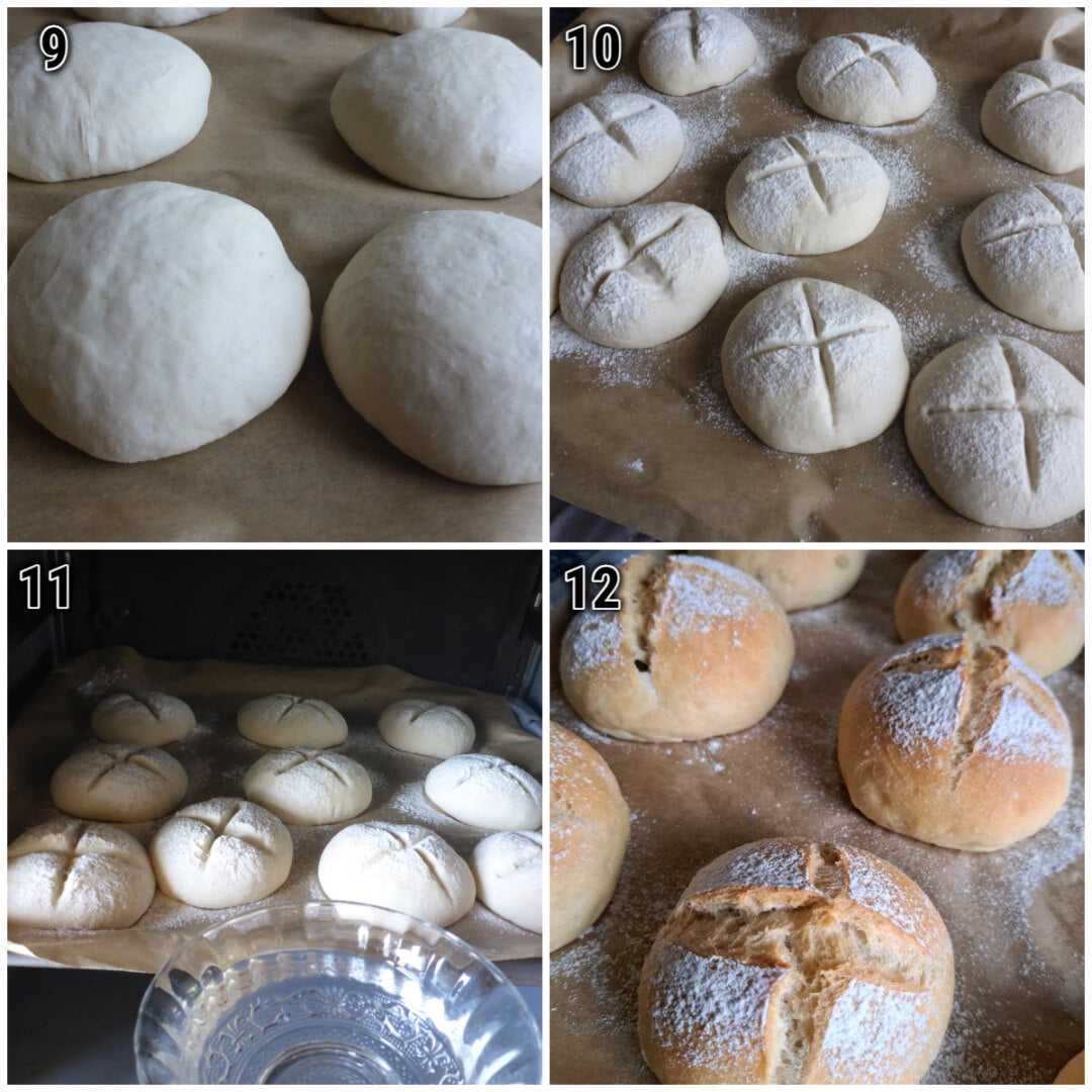 Easy German Bread Rolls (Broetchen) - Ester kocht